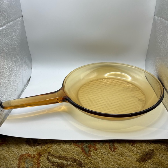 Kitchen | Vintage Corning Ware Visions Amber Pyrex Glass 1 Waffle ...